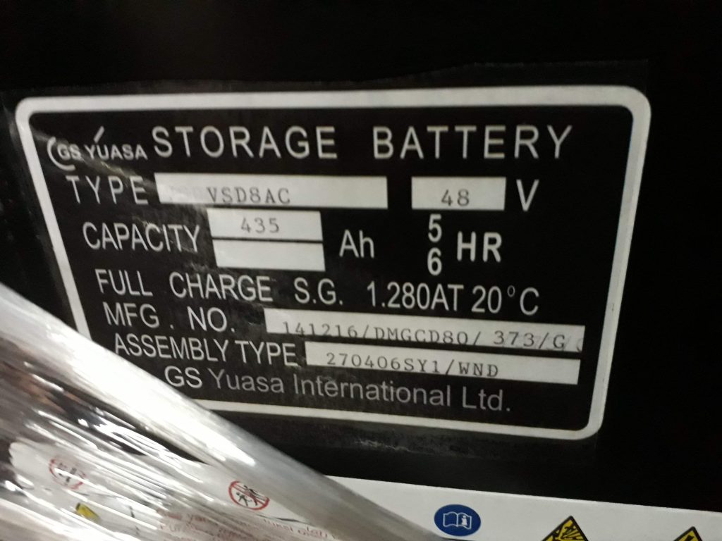 GS Yuasa Battery VSD8AC Hot Sale 2022 | Wijaya Equipments