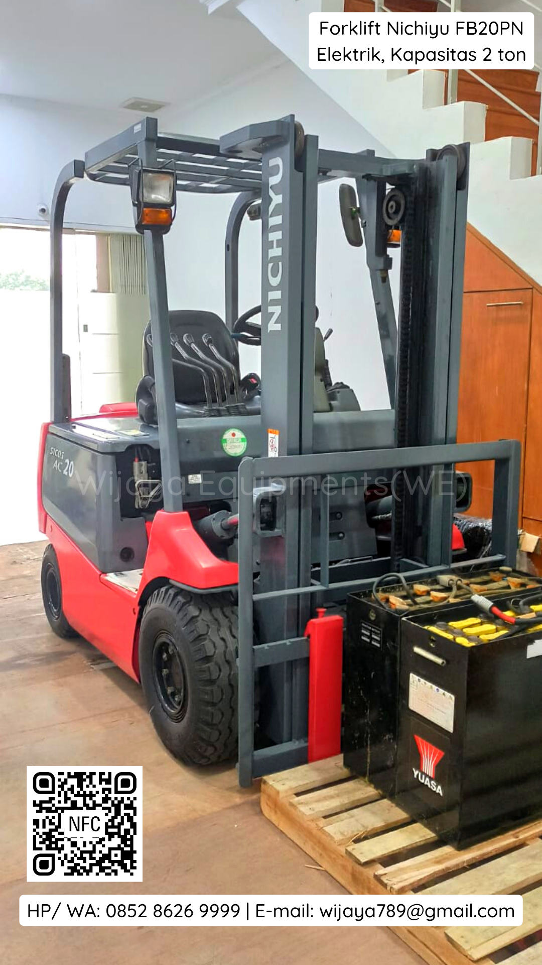 Pusat Jual Forklift Nichiyu Harga Promo Wijaya Equipments(WE).